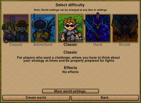 Difficulty mode - Necesse Wiki